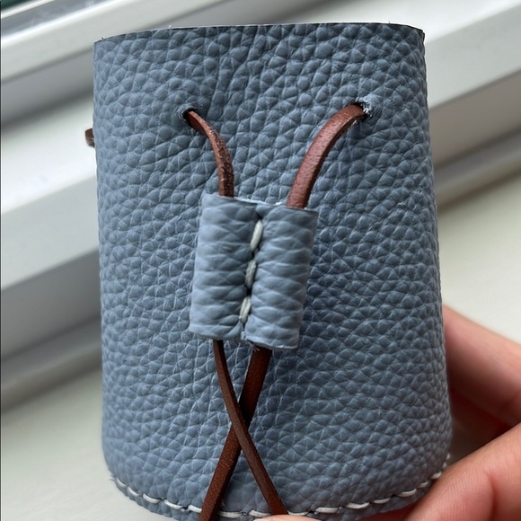 Goza Company | Bags | Powder Blue Leather Mini Bag | Poshmark